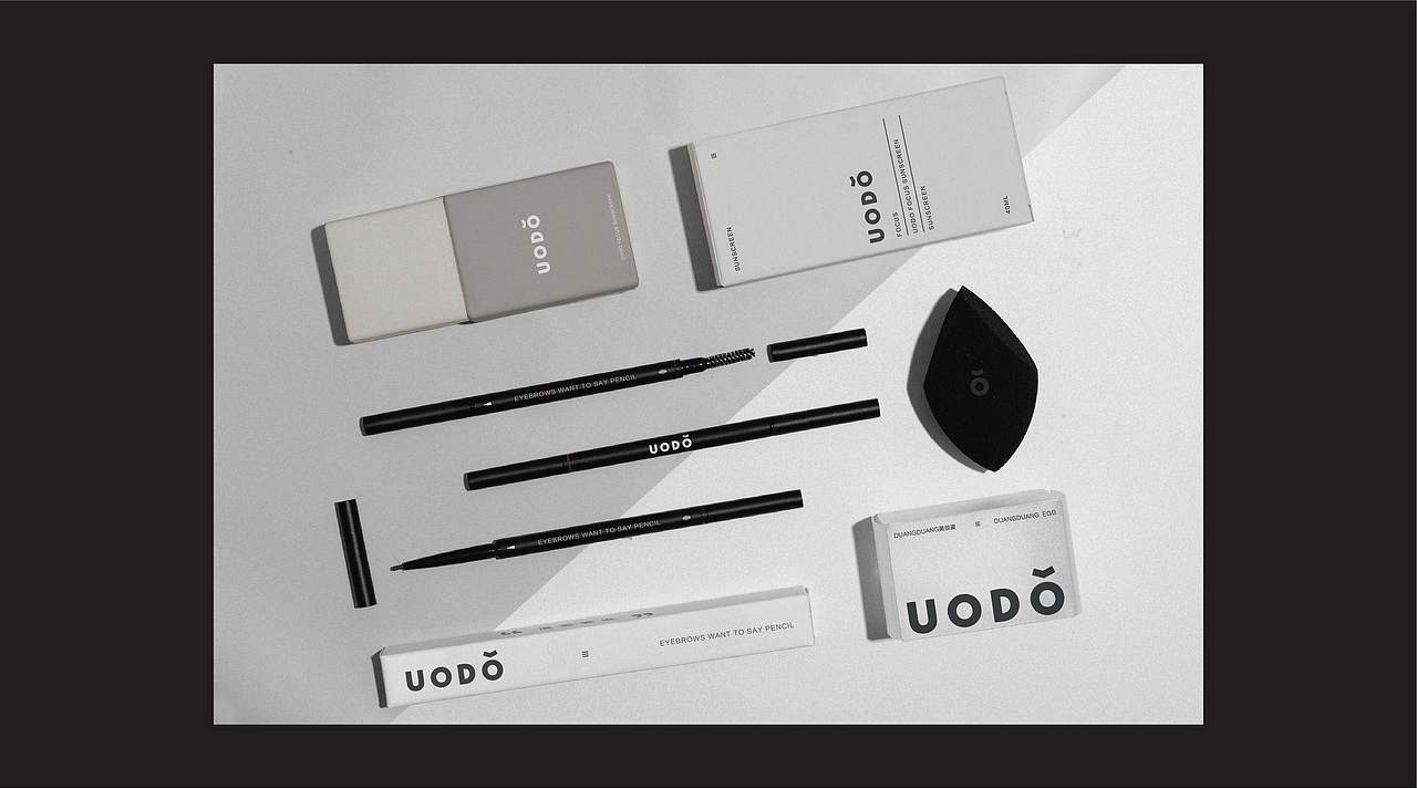 uodo极简彩妆logo提案_Moliy酱酱-站酷ZCOOL