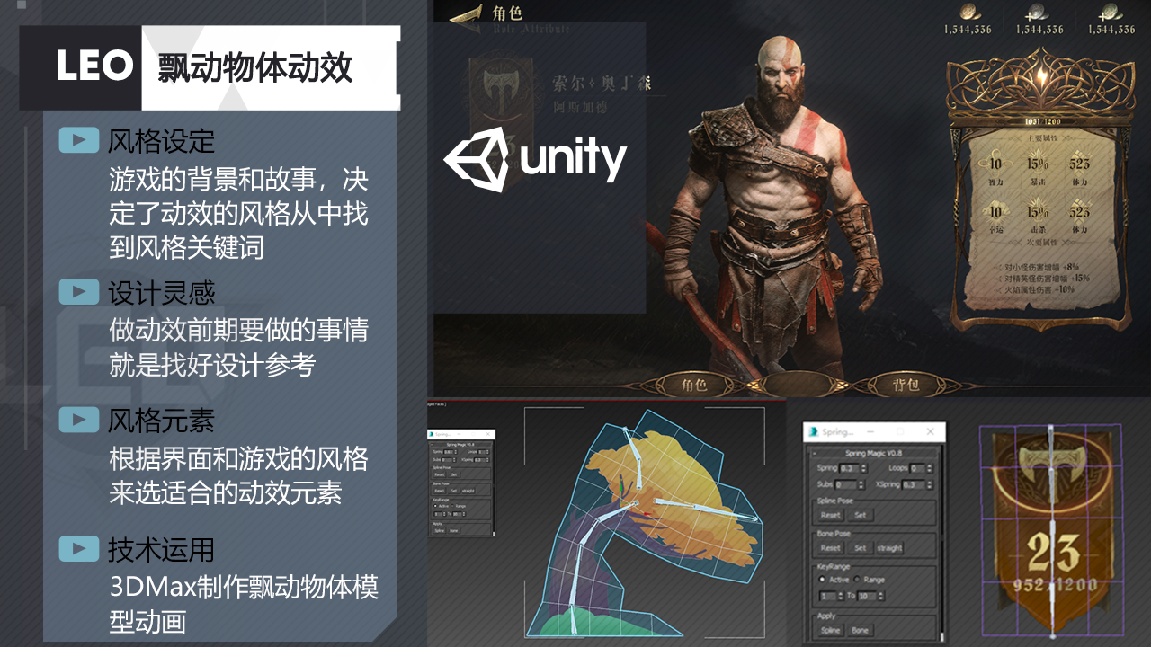 LEO游戏UI动效_unity中如何制作飘动类型动效_猫老大_Leo-站酷ZCOOL