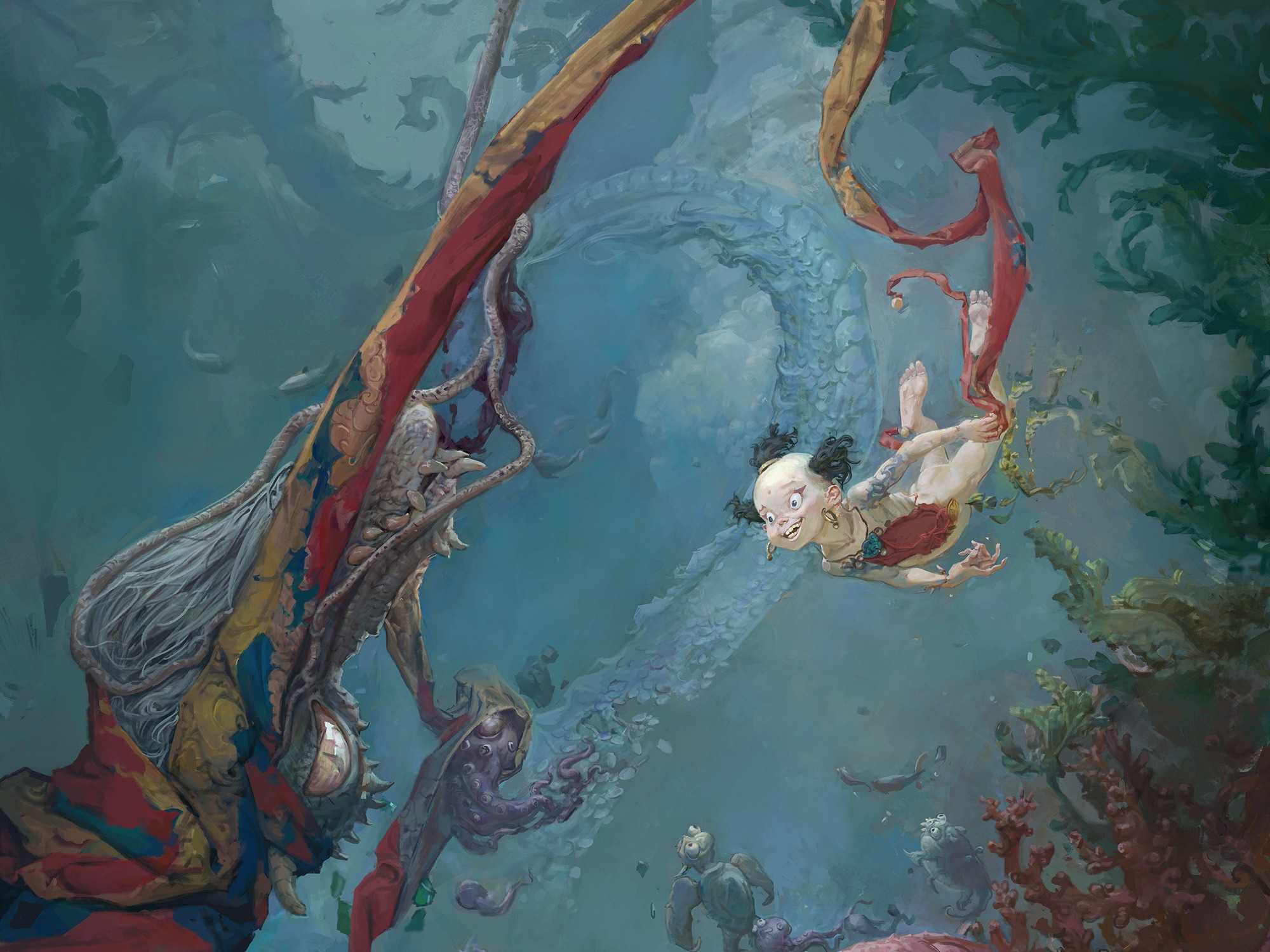 艺数绘角色主讲师钟风华西游系列最新作品《哪吒》_艺数绘CG-站酷ZCOOL