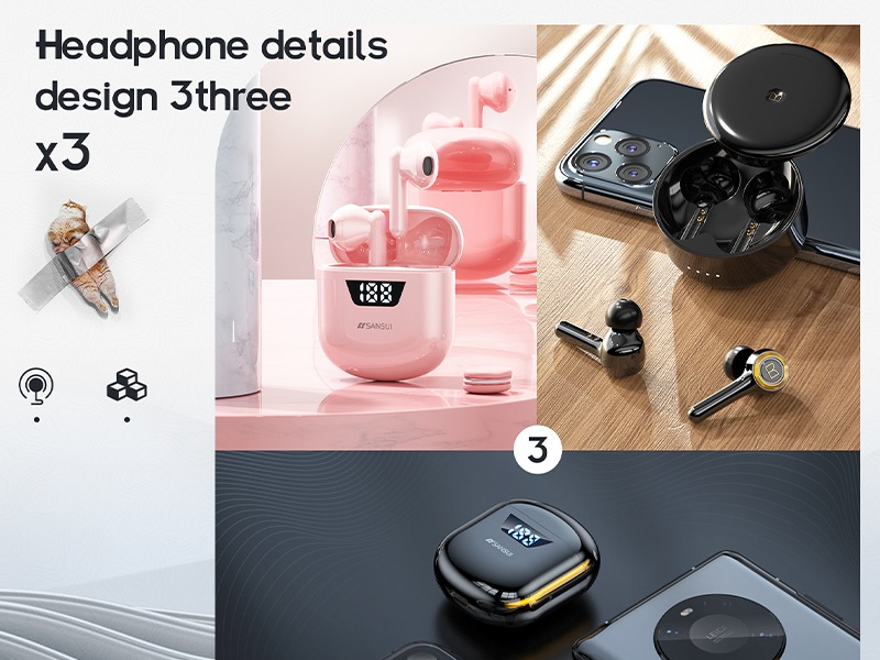 耳机详情X3 |山水 魔声_remy涵-站酷ZCOOL