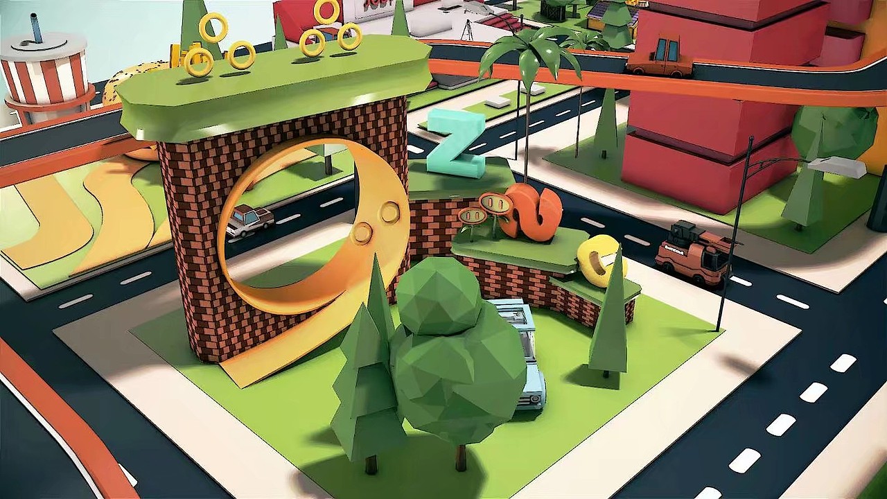 C4D mg小镇建模_发财facai-站酷ZCOOL