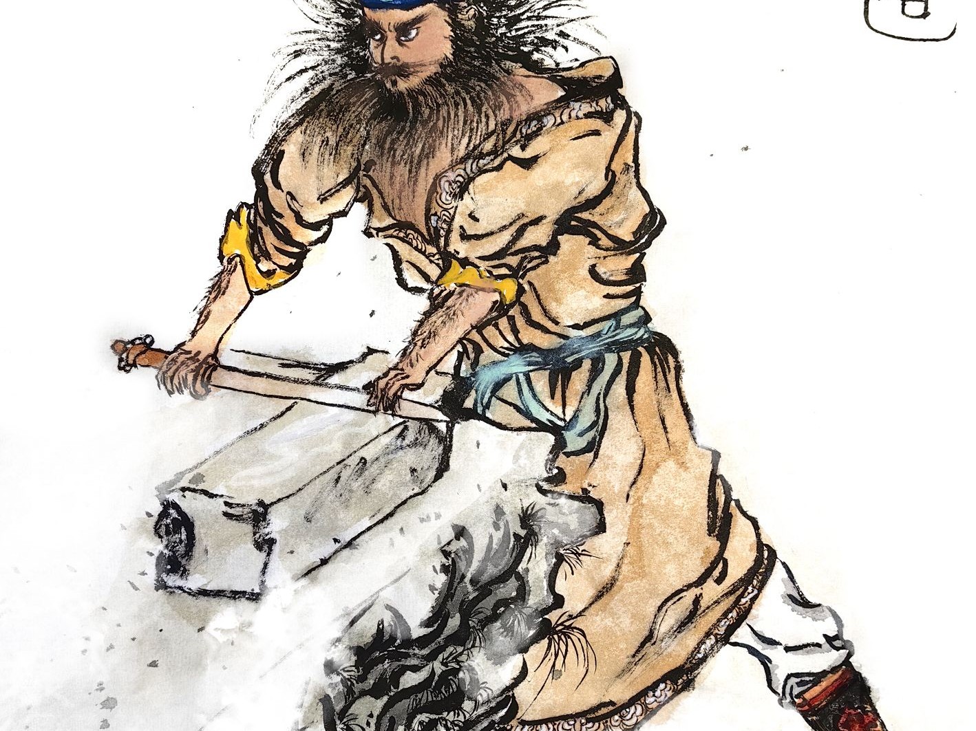 钟馗啊钟馗，请你速来斩尽人间妖魔！_莫如Mrs-站酷ZCOOL