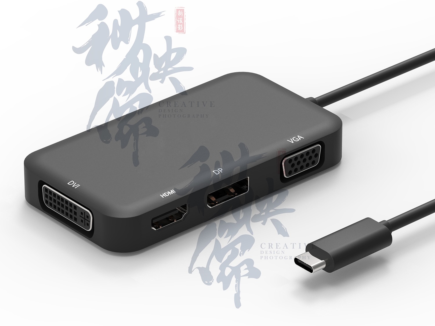 Type-C扩展坞拓展USB苹果电脑转换器Macbookpro配件_亚马逊产品拍摄-站酷ZCOOL