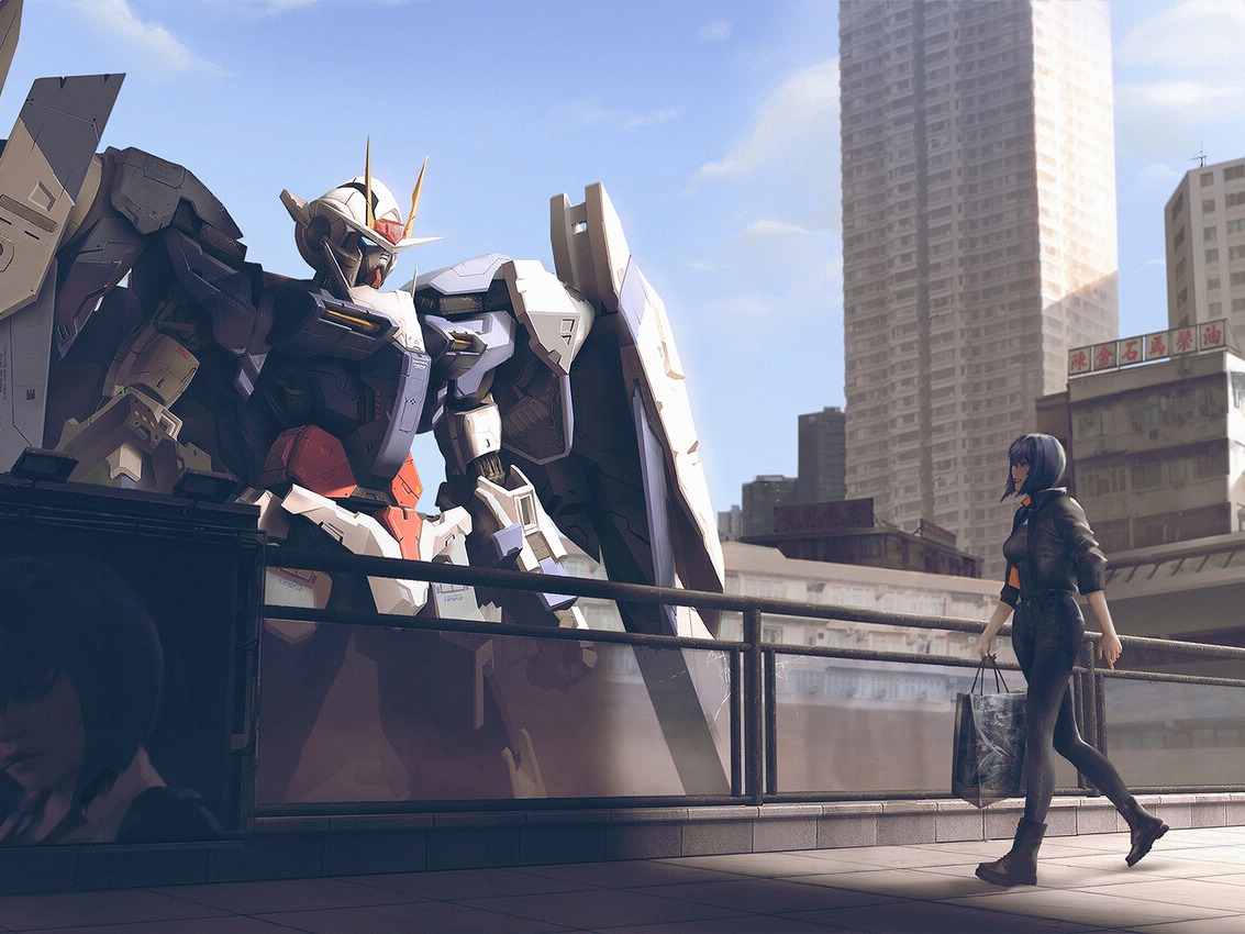 00R X 攻壳机动队_场景组的菜老C-站酷ZCOOL