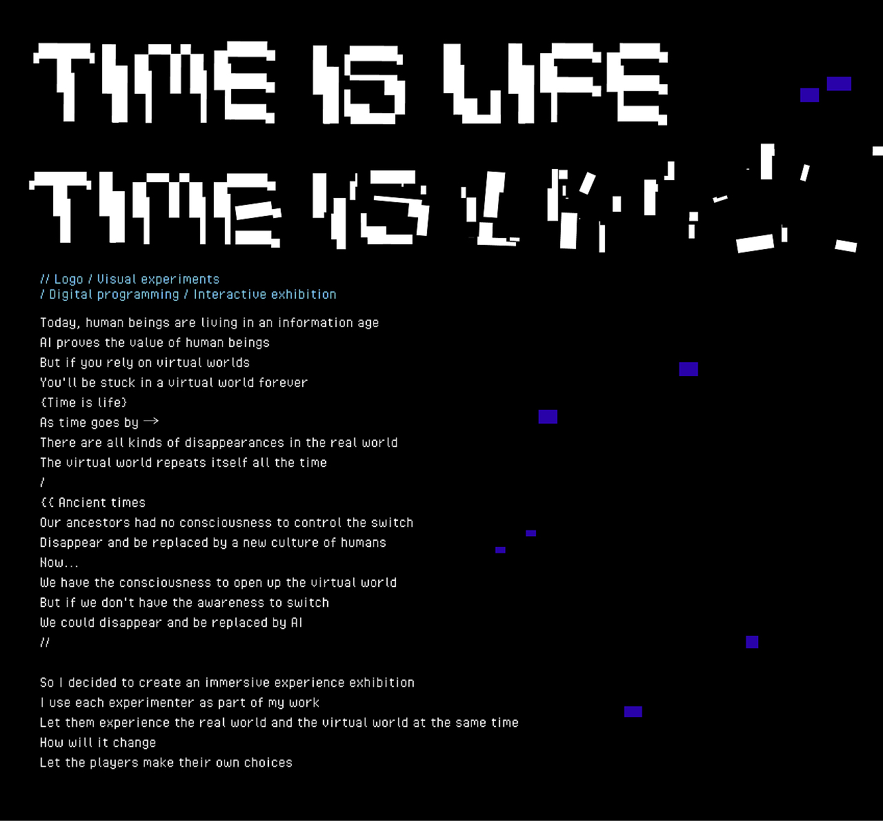 TIME IS LIFE_雨中的呆鸡-站酷ZCOOL