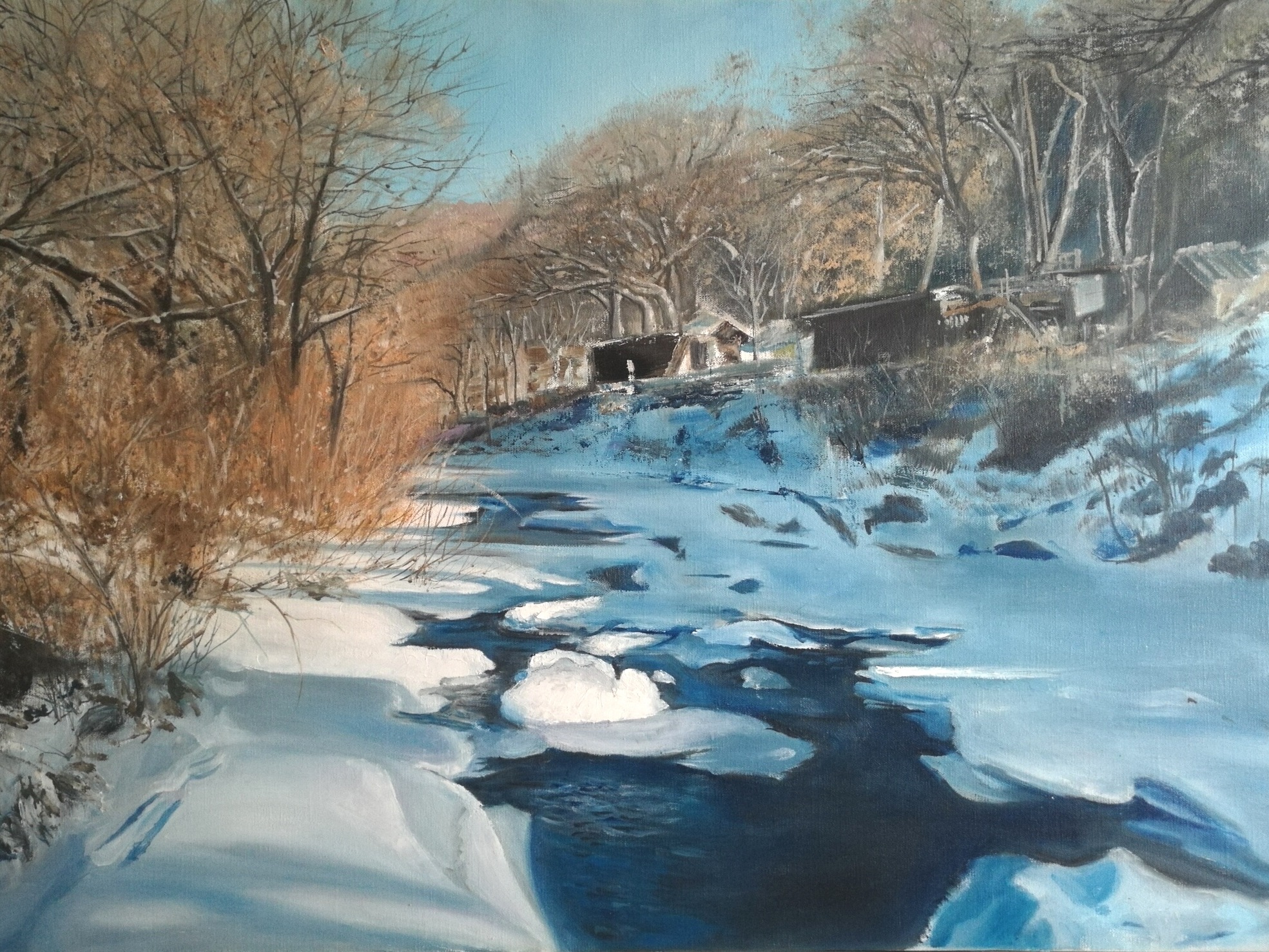 故乡的雪_笑春风SUN-站酷ZCOOL