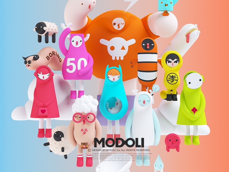 MODOLI Family （上）_玩型填空-站酷ZCOOL