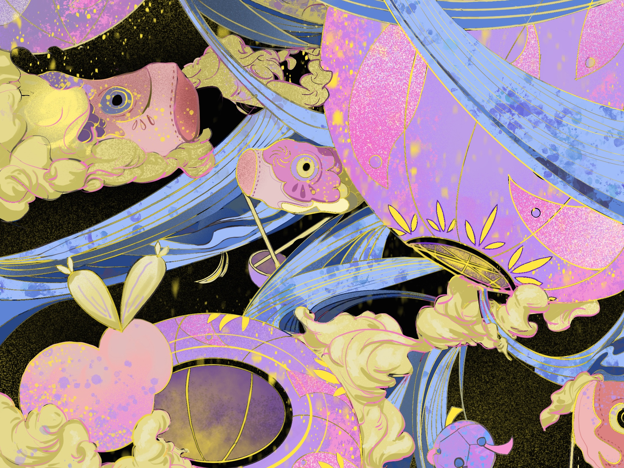 近期的插画创作_jojo的日记本-站酷ZCOOL