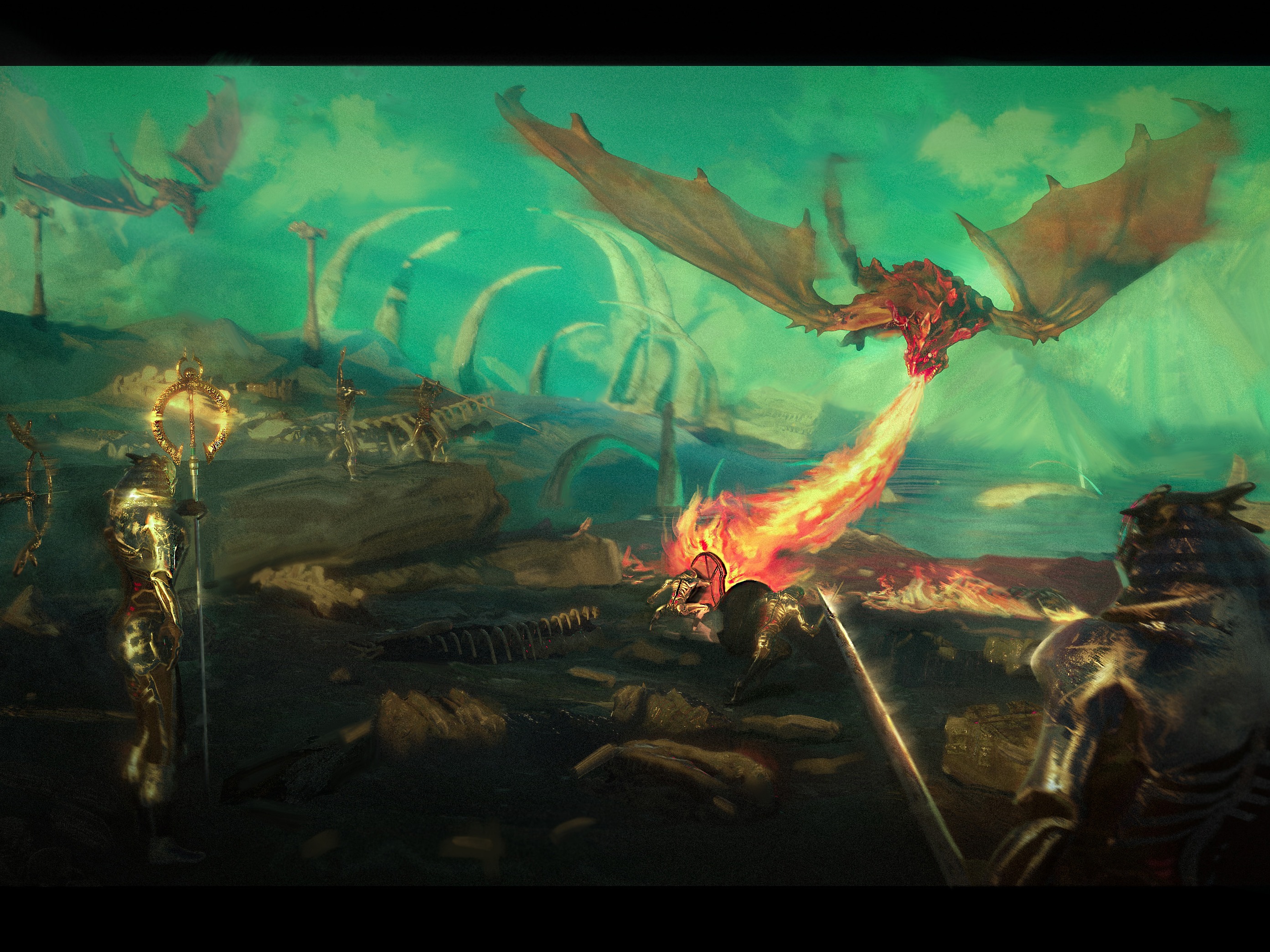 与火龙的对抗_Riko_Zs-站酷ZCOOL