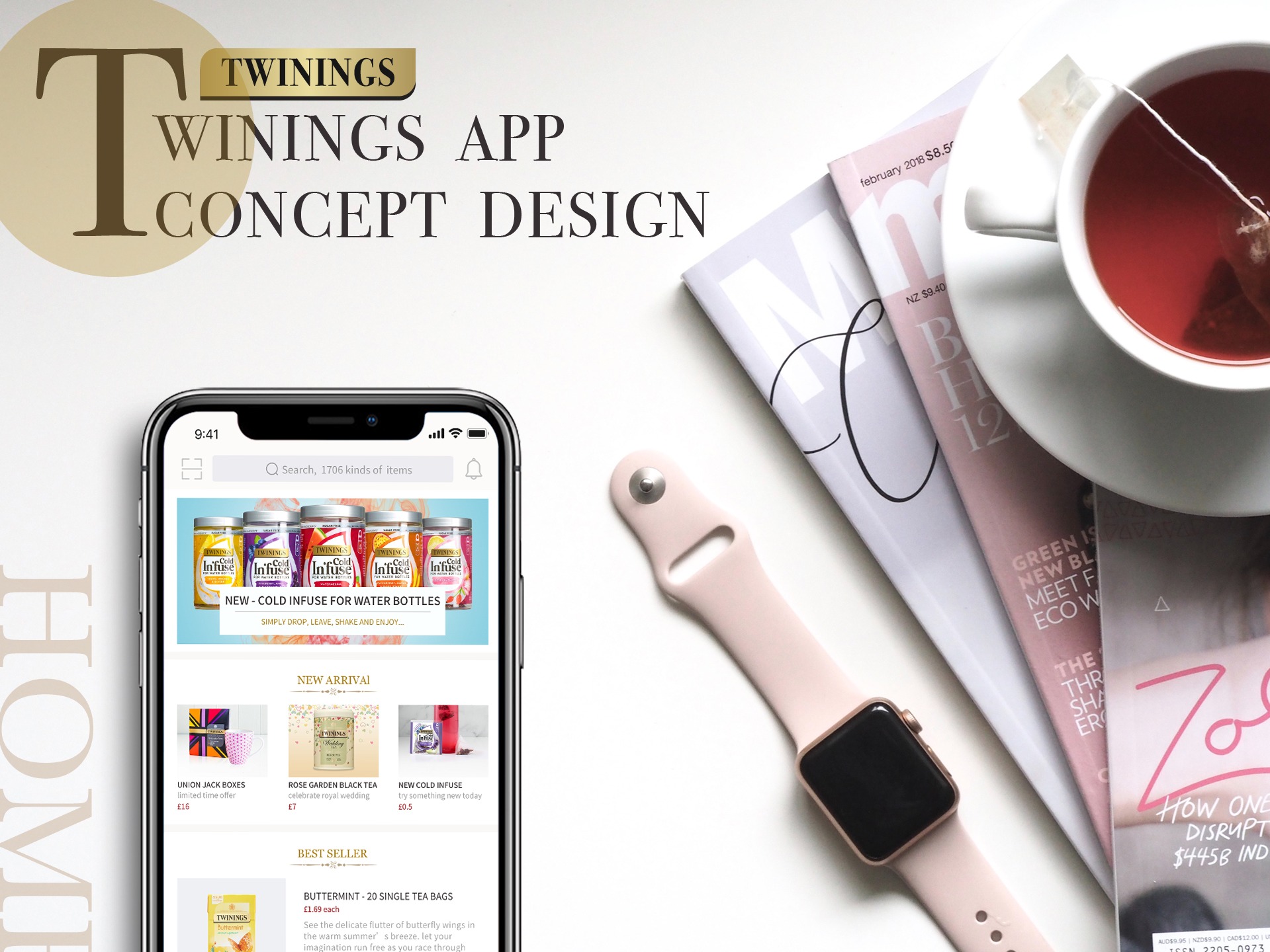 川宁茶APP概念设计_棒棒哒Bravert-站酷ZCOOL