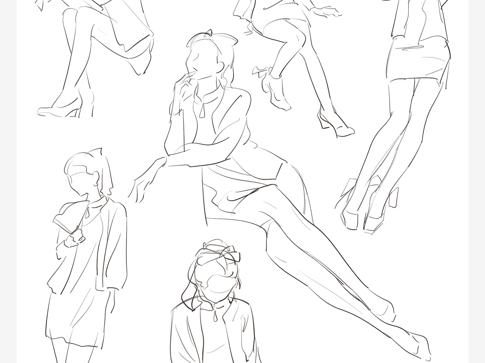 #速写60天挑战赛# Day26 @速写班长_紫苏盐饭团-站酷ZCOOL