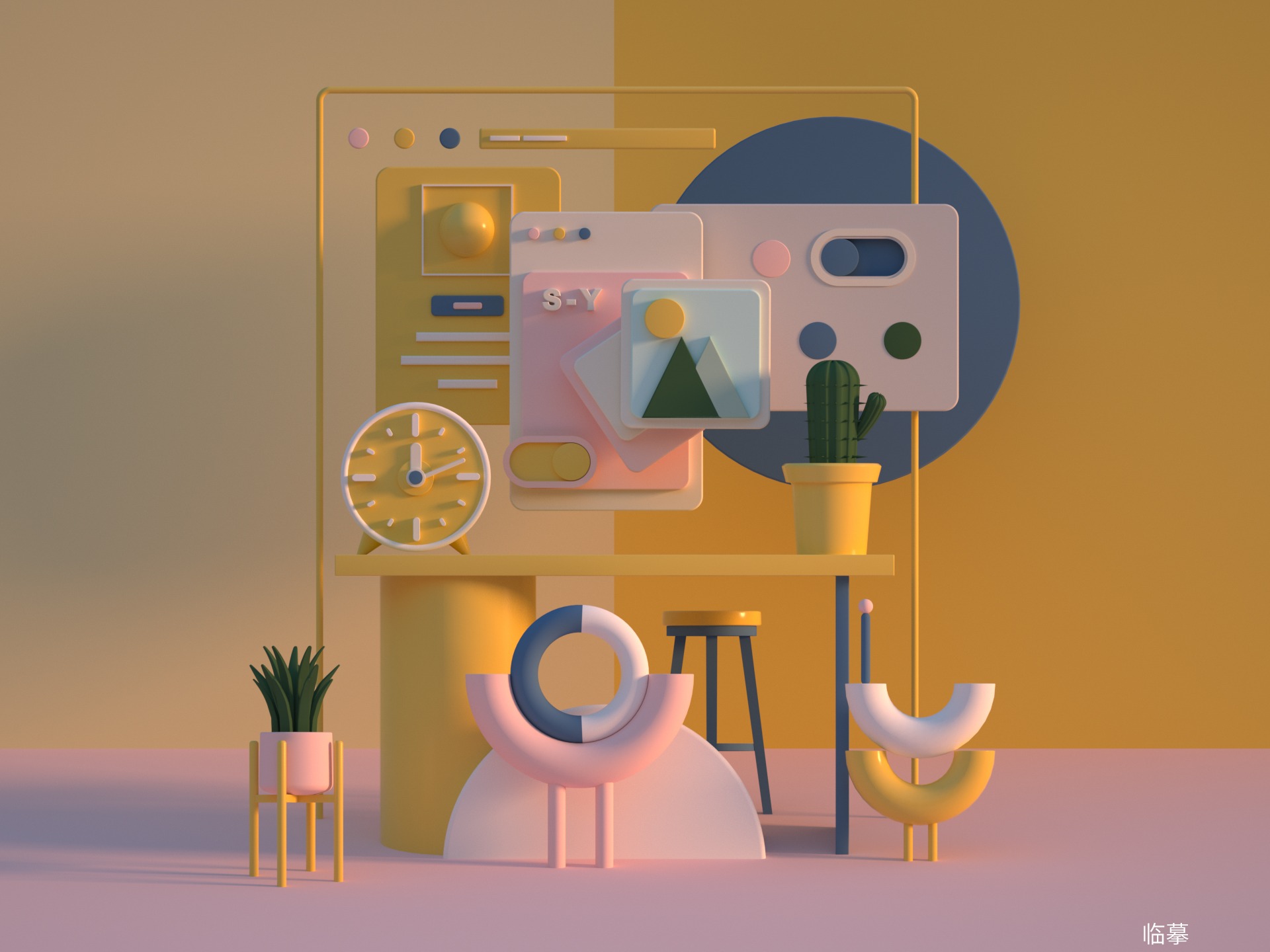 近期做的一些C4D 临摹作品_sunny睿ge-站酷ZCOOL