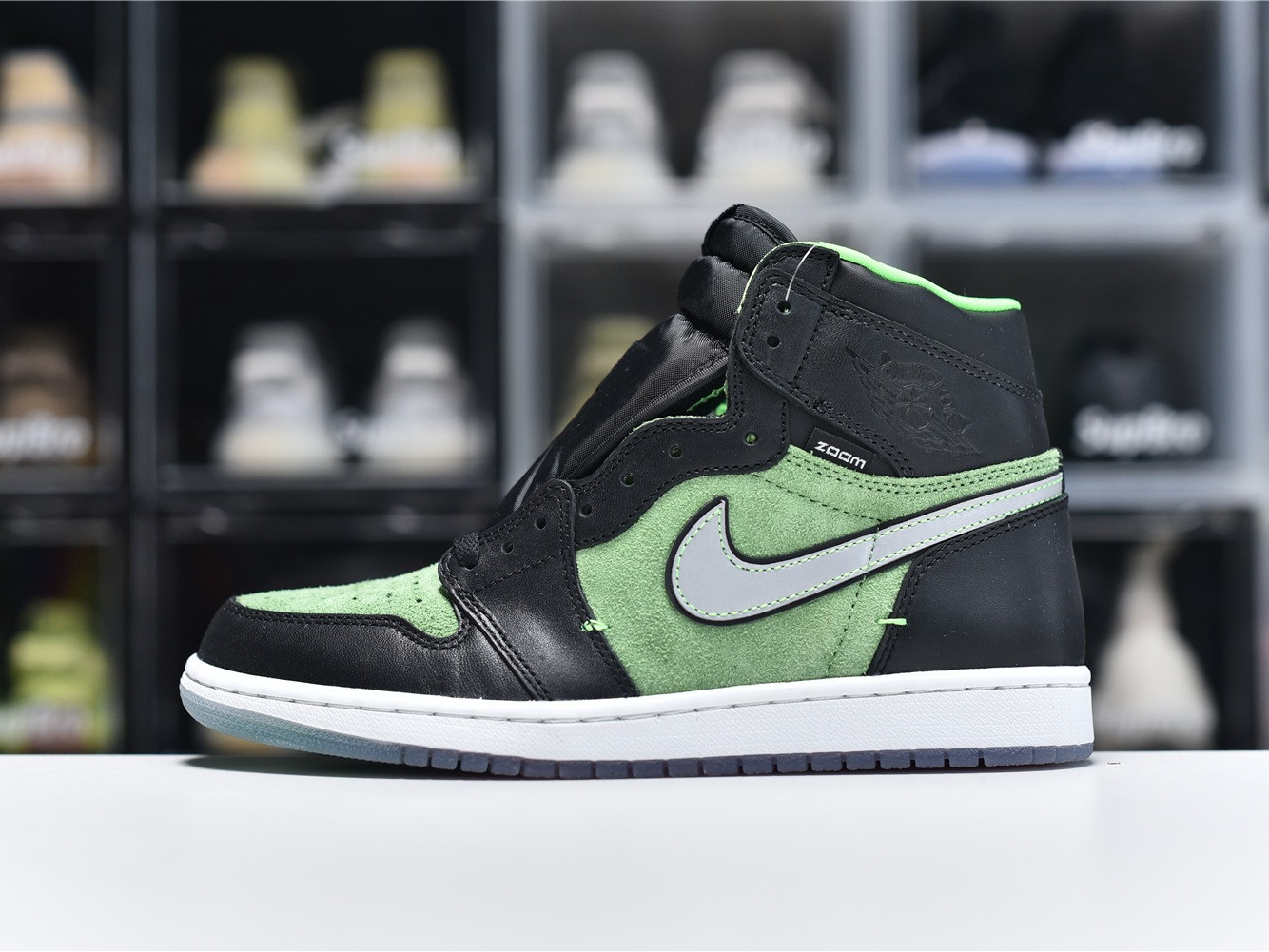 Air Jordan 1 High Zoom Rage Green 荧光绿黑_卓宇00520-站酷ZCOOL