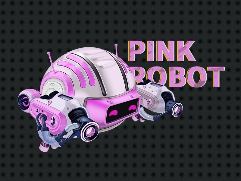 PINK ROBOT_爆炸葱-站酷ZCOOL