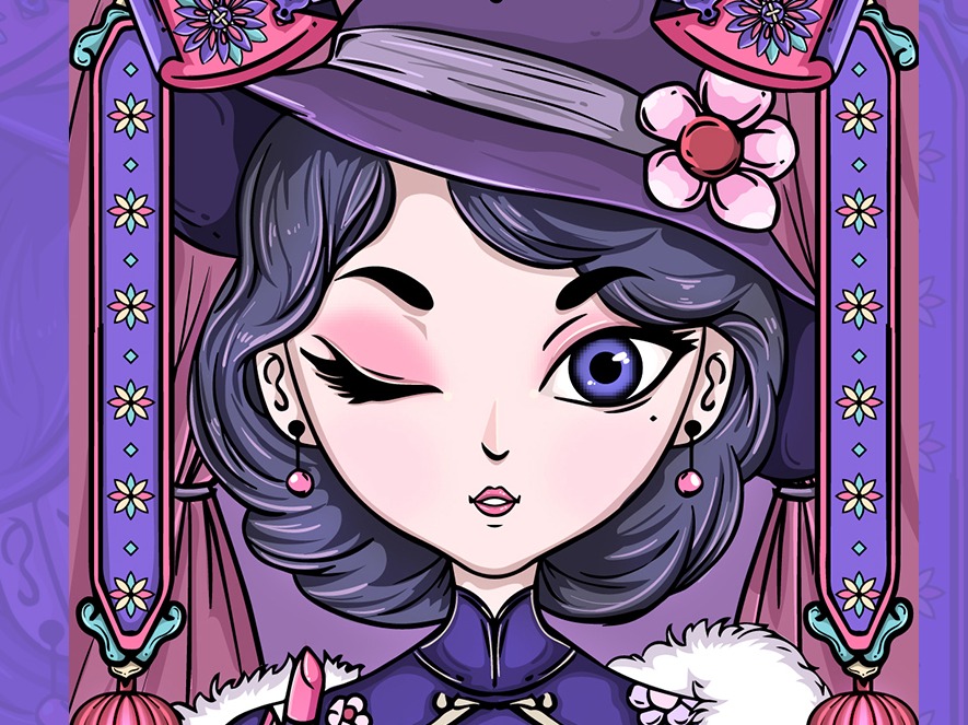 国朝风-节日插画_咪曦MISSY-站酷ZCOOL