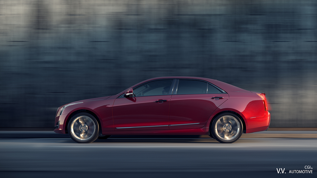 Cadillac ATSL _CGI Work_小VV先生-站酷ZCOOL