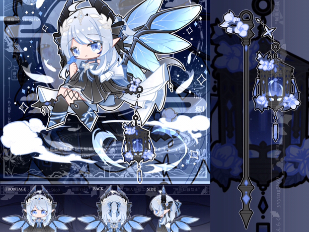 角色设计/三视图/道具设计_雨叶寻影rain-站酷ZCOOL