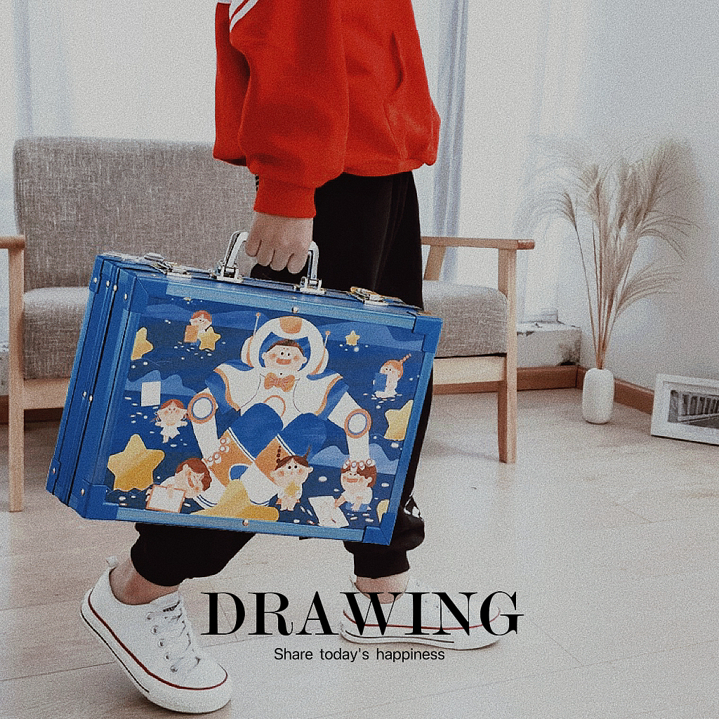 儿童彩色笔包装插画～_秧琪yoki-站酷ZCOOL