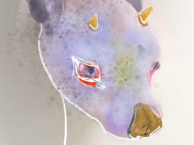 现实与绘画结合_气很气-站酷ZCOOL