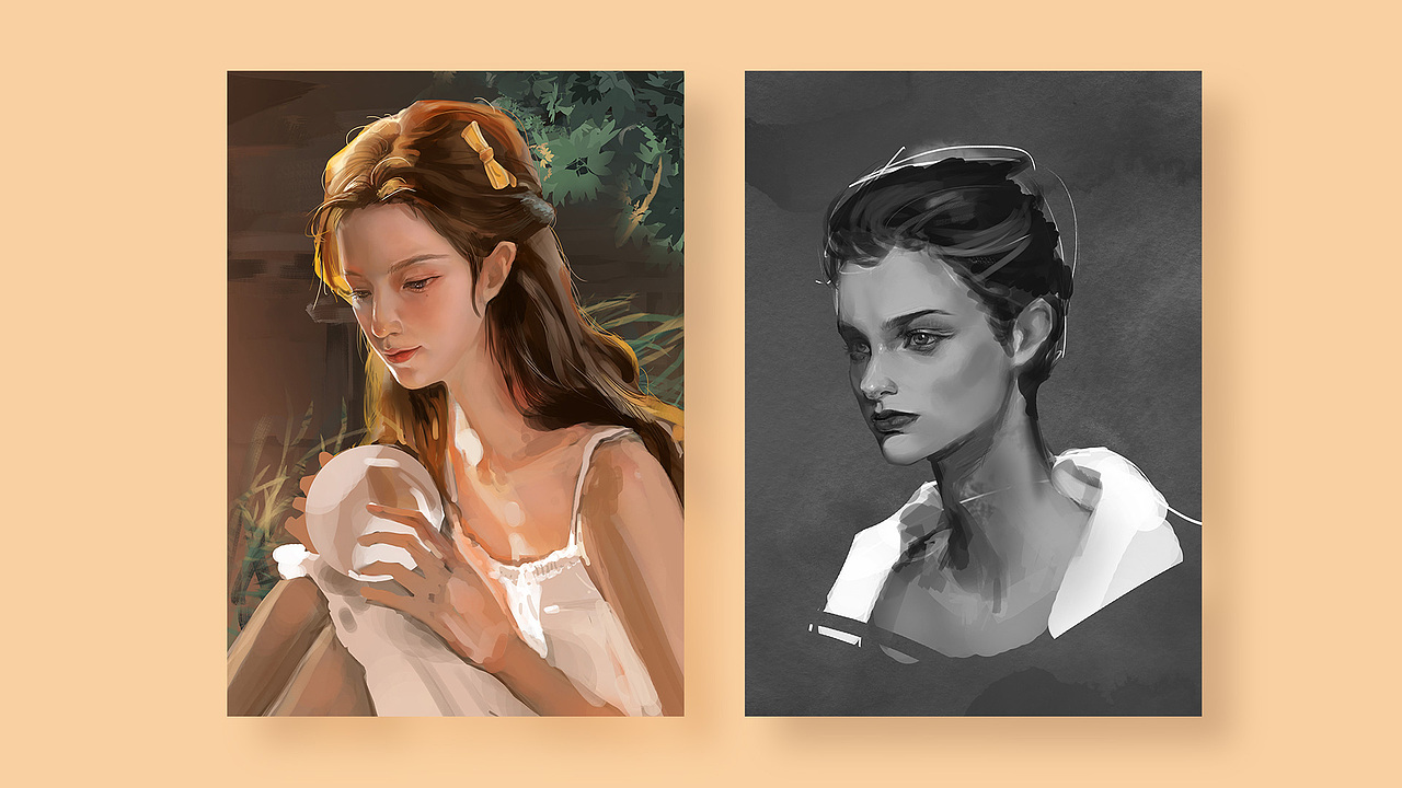 两张没画完大概也画不完的练习_M_Robin-站酷ZCOOL