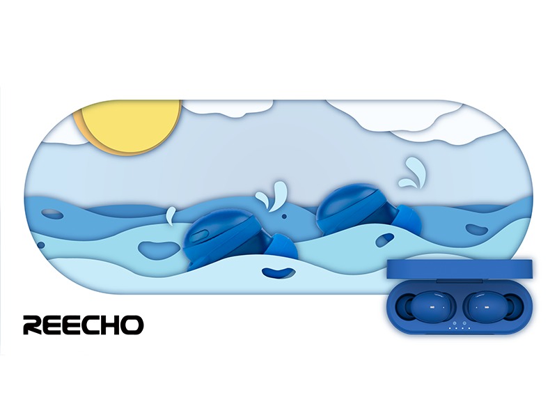 Reecho无线蓝牙耳机_功夫传媒-站酷ZCOOL