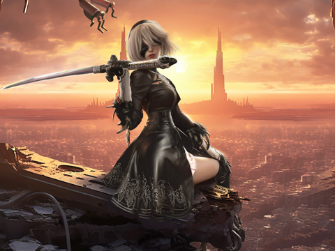 尼尔机械纪元cos 2B_芬妮的宇宙-站酷ZCOOL