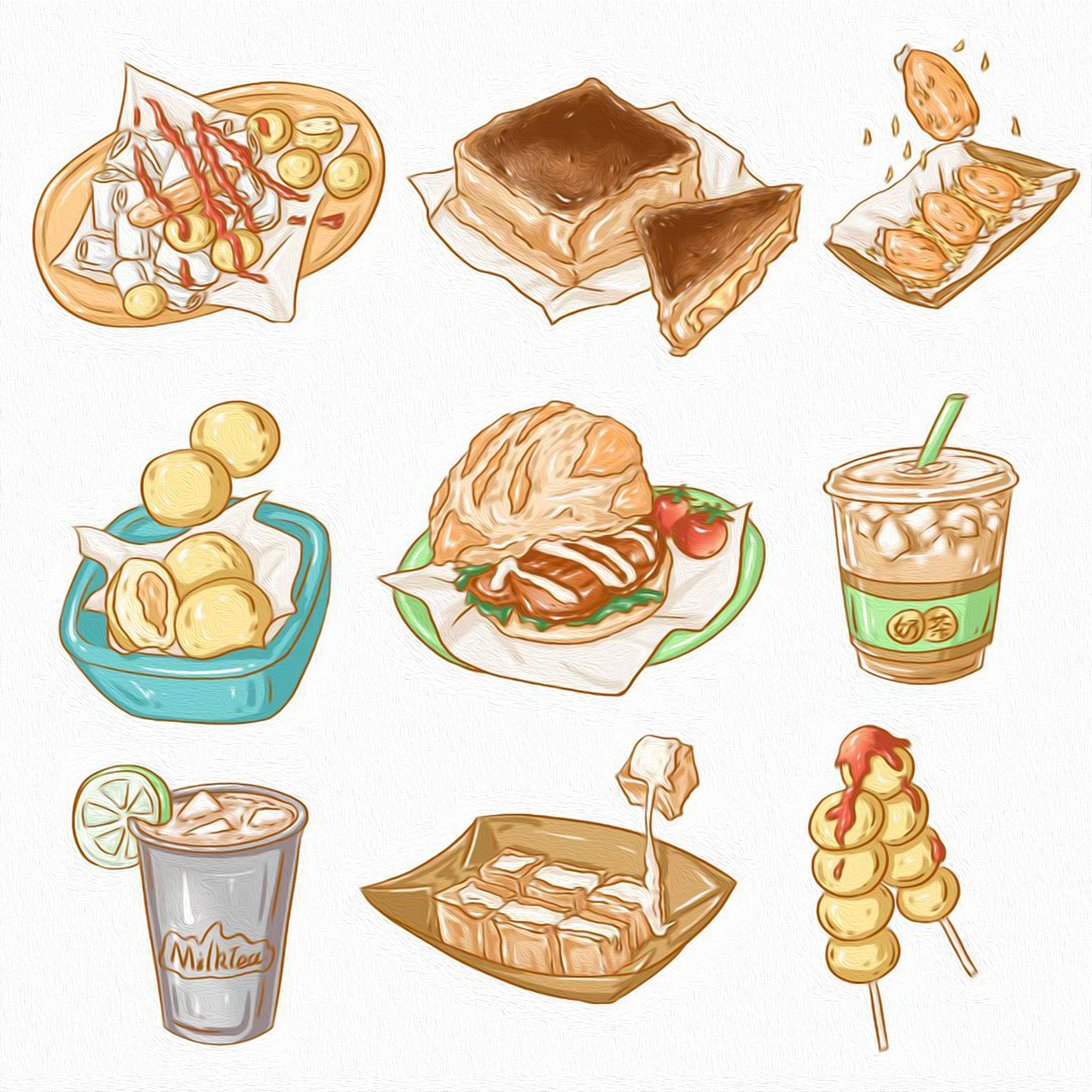 -美食炸弹-_小清SJQing-站酷ZCOOL