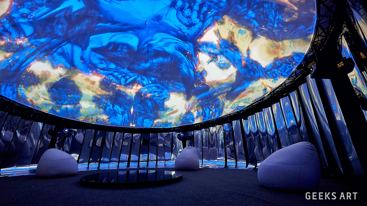 数字艺术装置：「宇宙之瞳 Psychedelic Temple」_千核-站酷ZCOOL