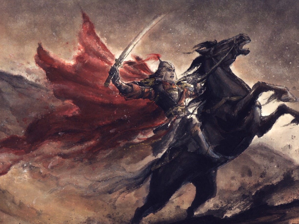 新国画 |一梦江湖| 游戏手绘国风古风战争水墨动画原画_何塞特Herset-站酷ZCOOL