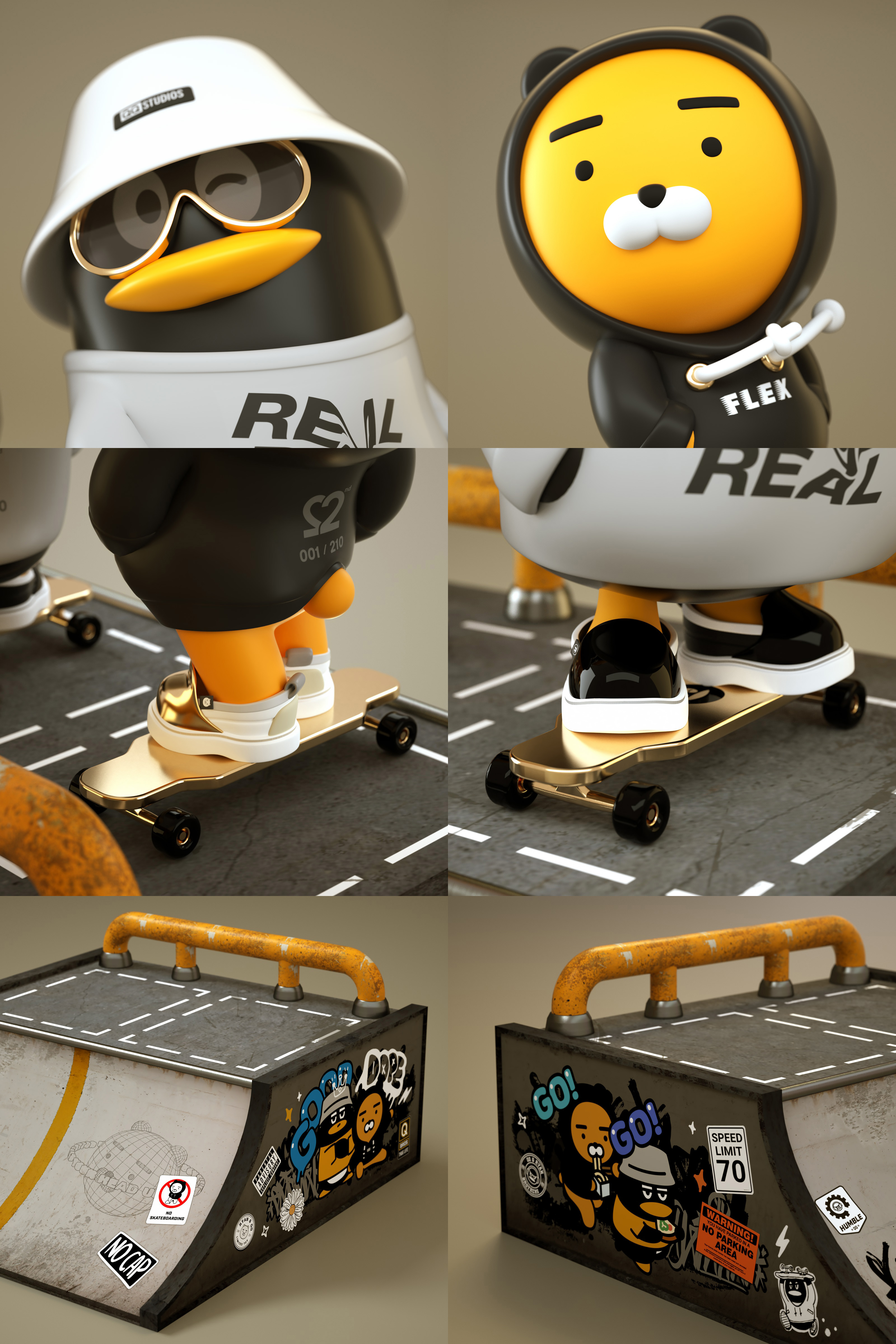 QQ ╳ KAKAO FRIENDS限量潮玩2.0来袭！_腾讯ISUX-站酷ZCOOL