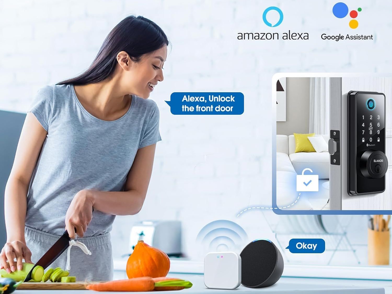 亚马逊爆款门锁渲染设计案例分享！_亚马逊美工作图-站酷ZCOOL