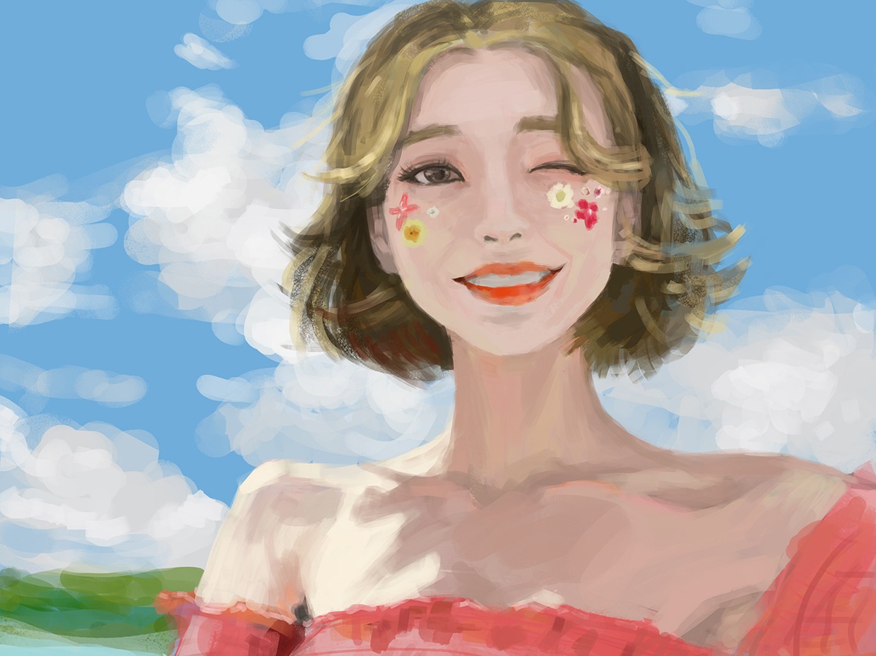 2/100色彩练习（summer）_陈彼安-站酷ZCOOL