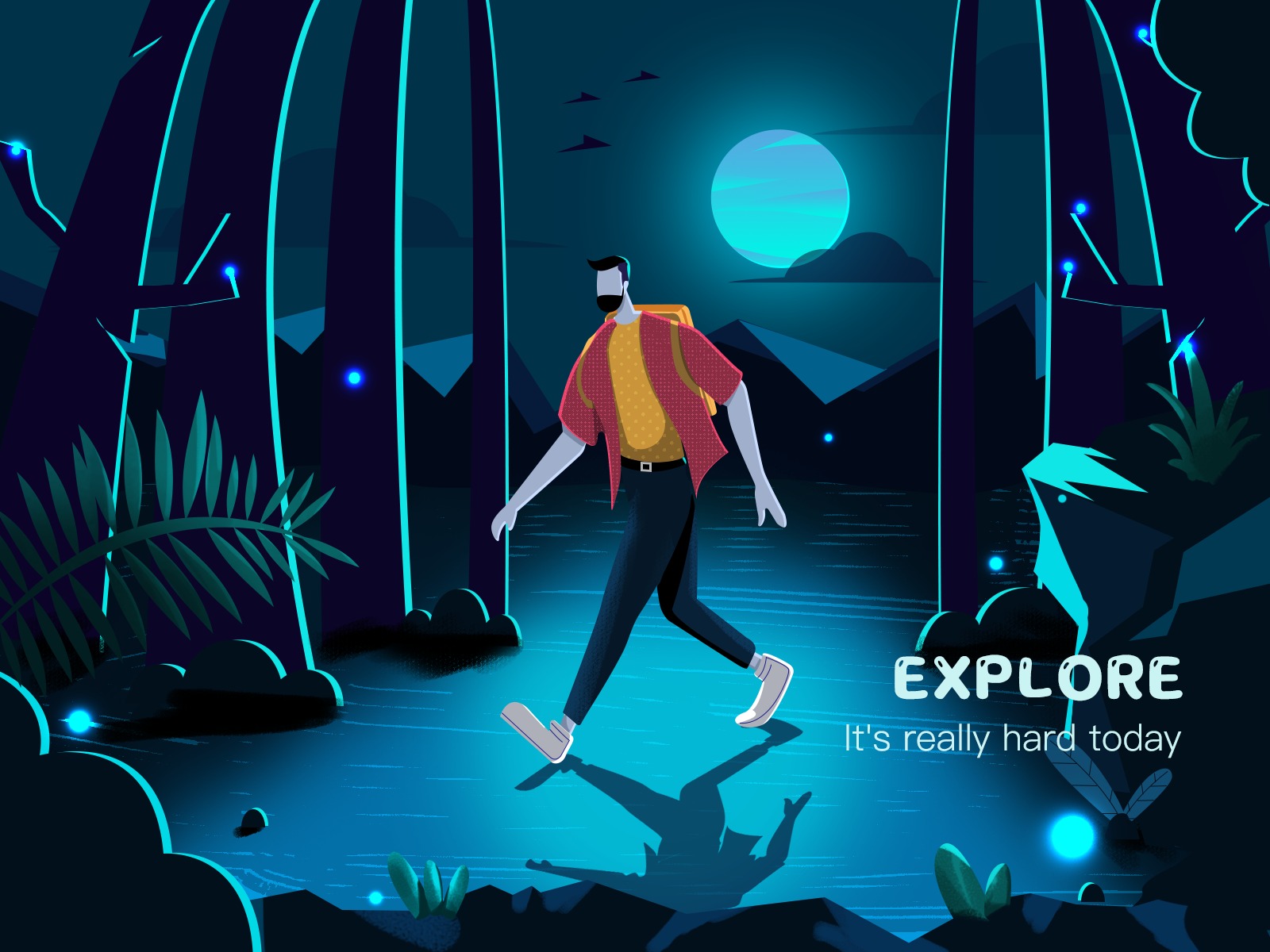 插画｜Light and shadow_火山77-站酷ZCOOL