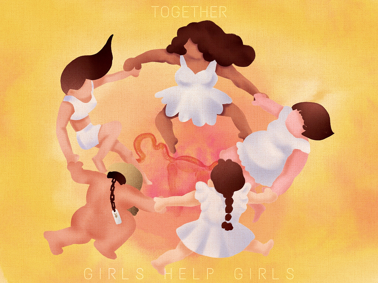 Girls help girls _Komori1111-站酷ZCOOL