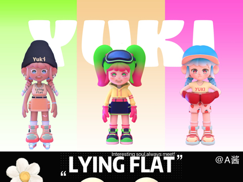 C4D人物IP练习_A酱与熊-站酷ZCOOL