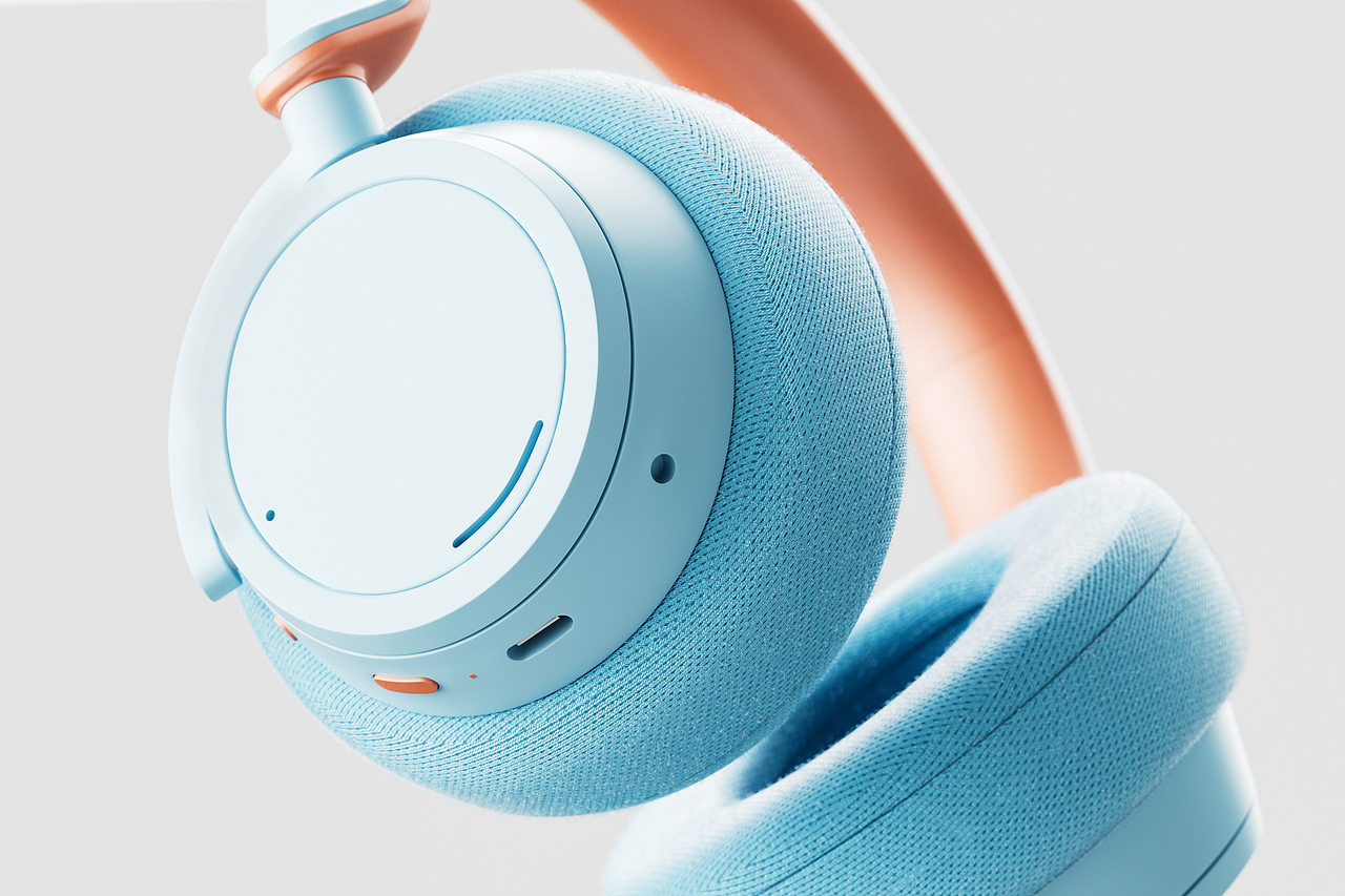 产品渲染-头戴式耳机_Charon_C-站酷ZCOOL