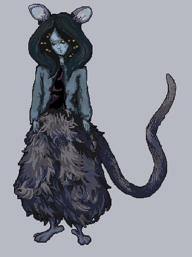 鼠人，像素角色练习_maeg_lin-站酷ZCOOL