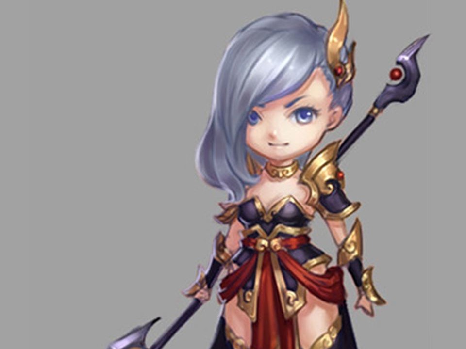 Q版系列丨女战士丨Q版怎么画丨PS板绘_CGWANG王氏教育-站酷ZCOOL