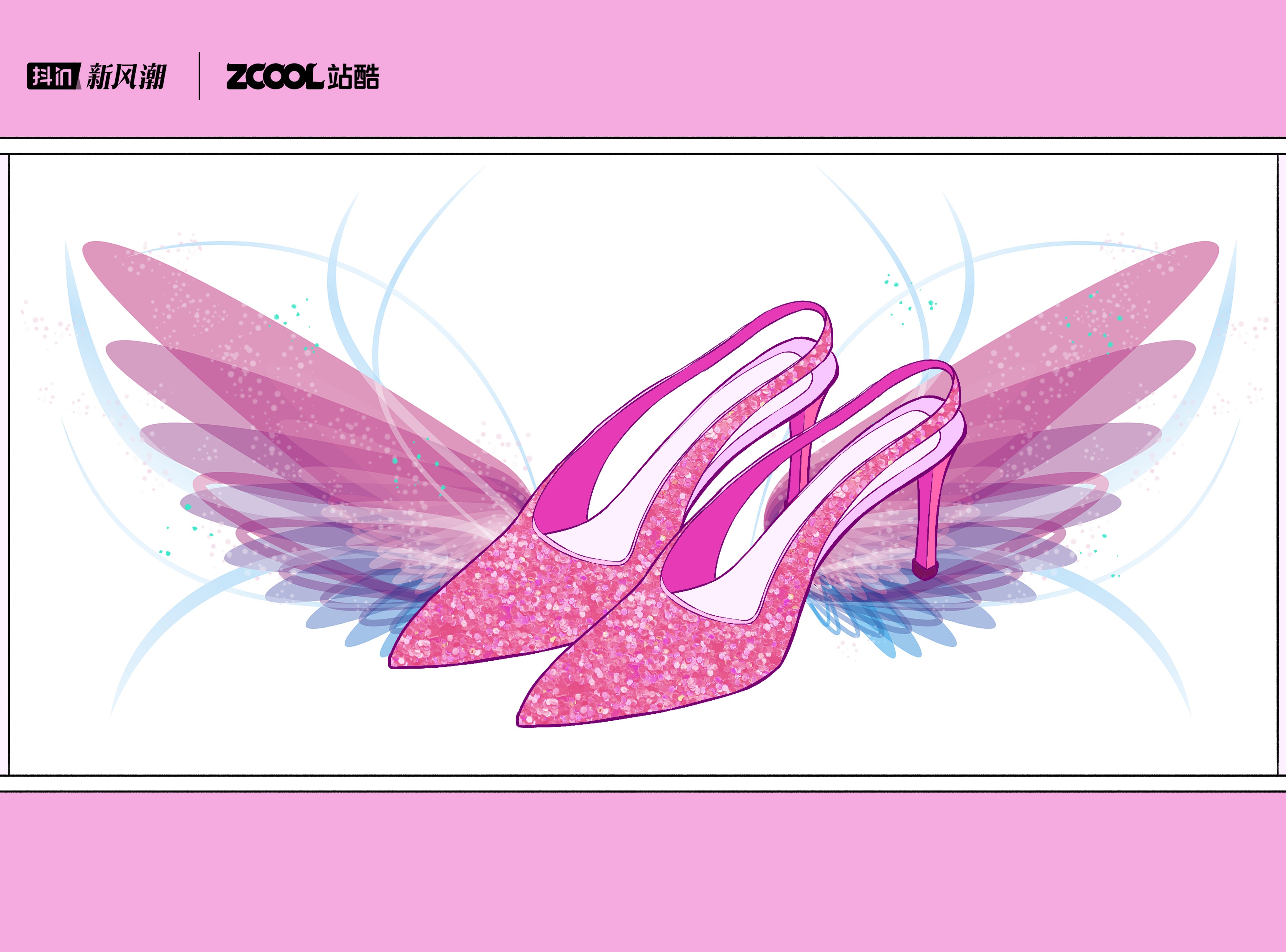 「 天使之翼 」 百丽时尚鞋履美学设计大赛_堕天翼-站酷ZCOOL