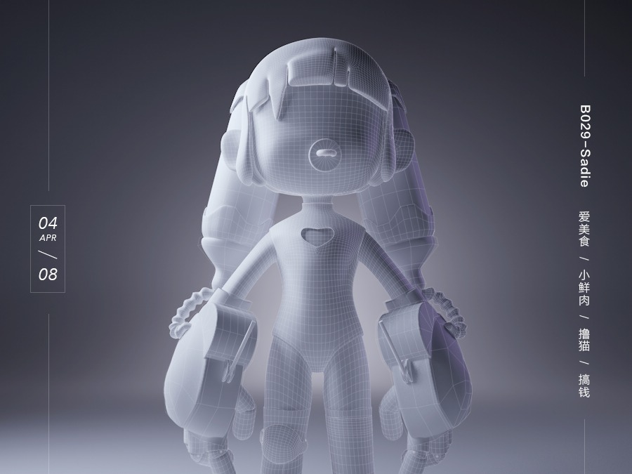 C4D建模练习作业_sadie9764-站酷ZCOOL