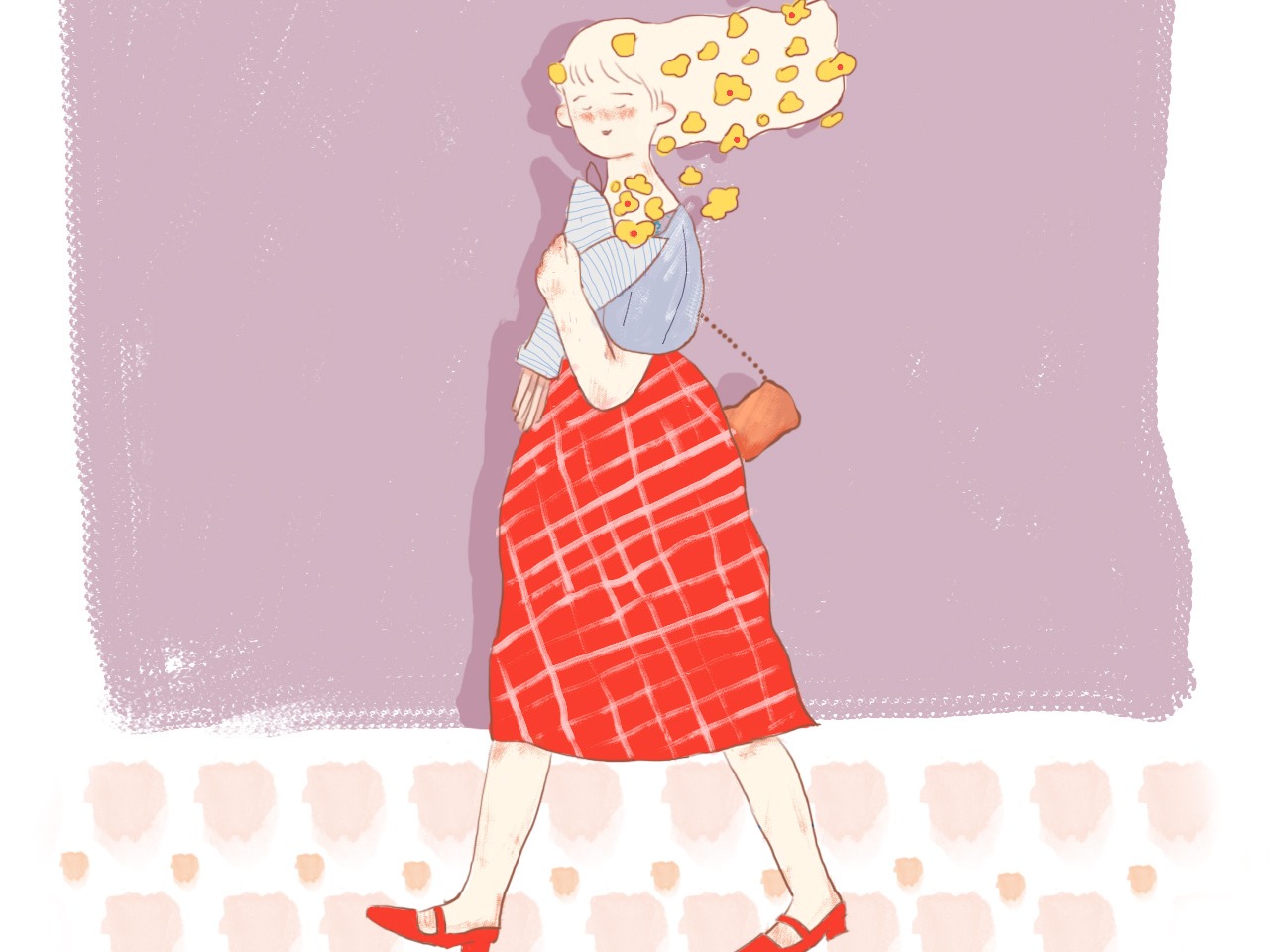 插画小女孩_MAOMAOQ-站酷ZCOOL