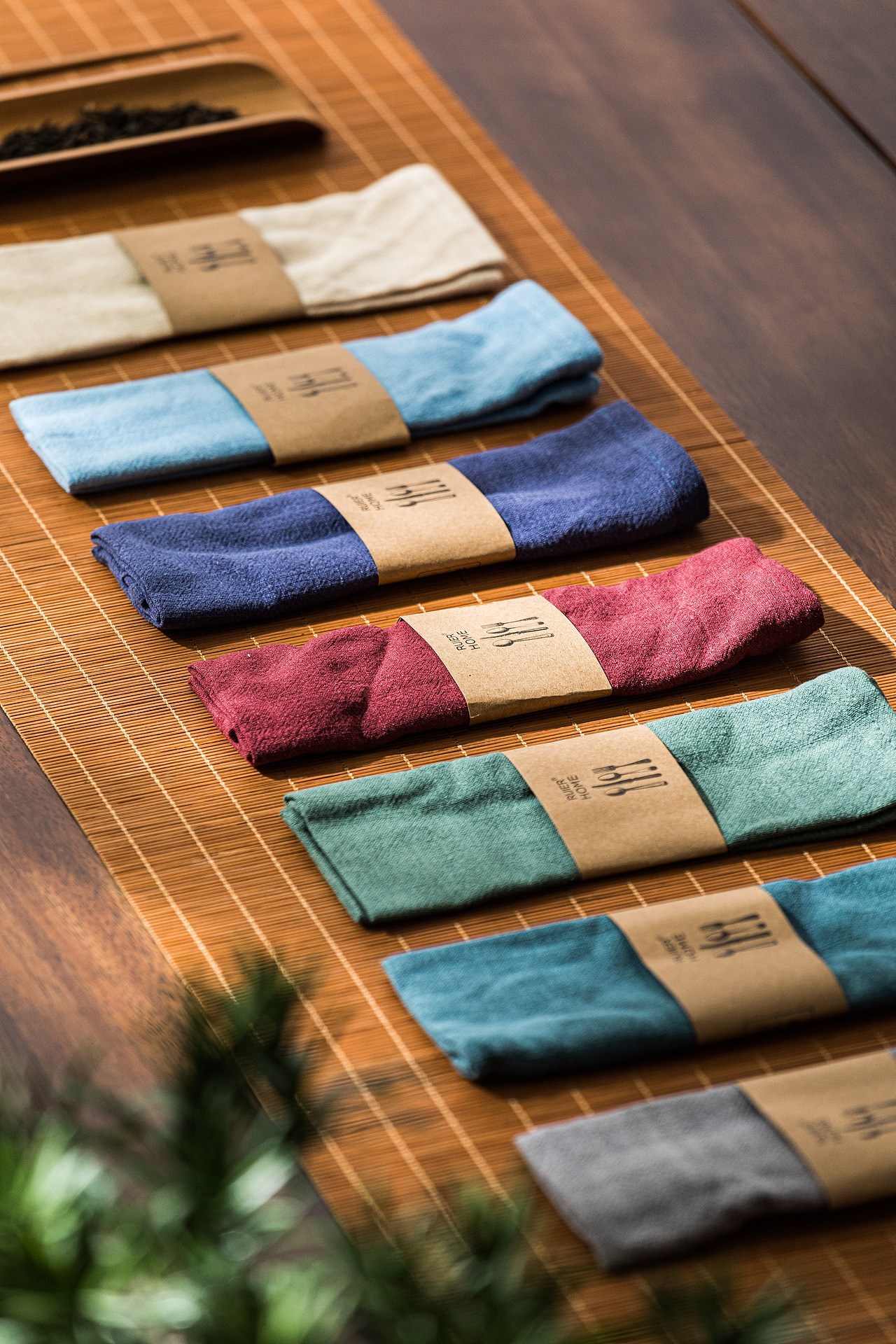 《29》| 茶巾 | 茶布 | 棉麻布垫 | 素色 | 茶具_刘一毛YiMao-站酷ZCOOL