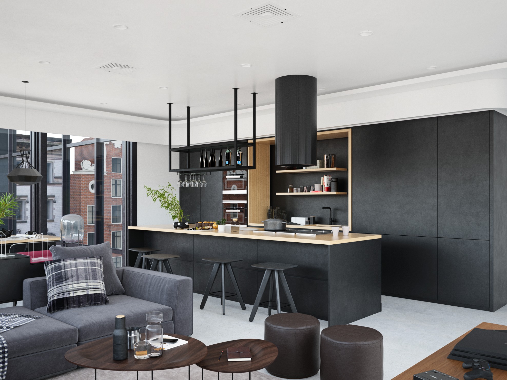 《reception room loft》_风之云清-站酷ZCOOL