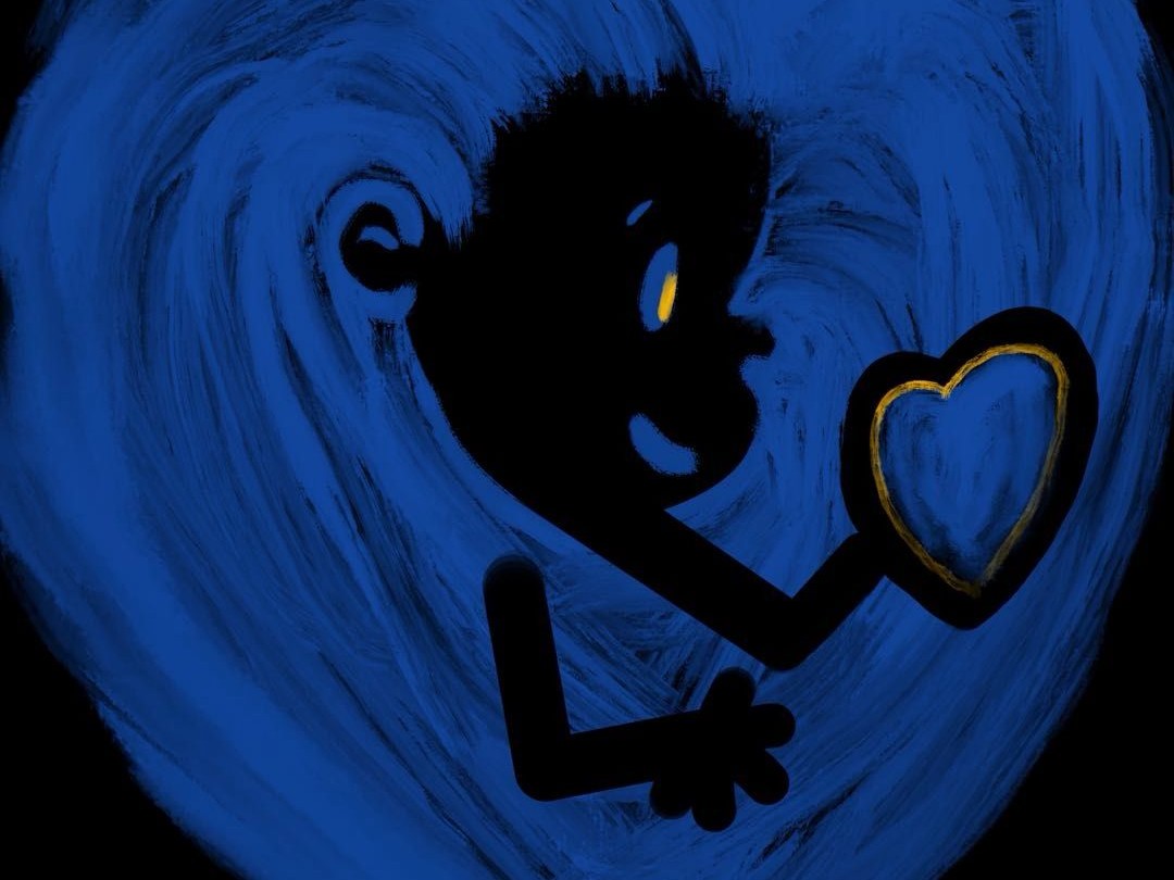 被自己的爱心包围_画画的chloe-站酷ZCOOL