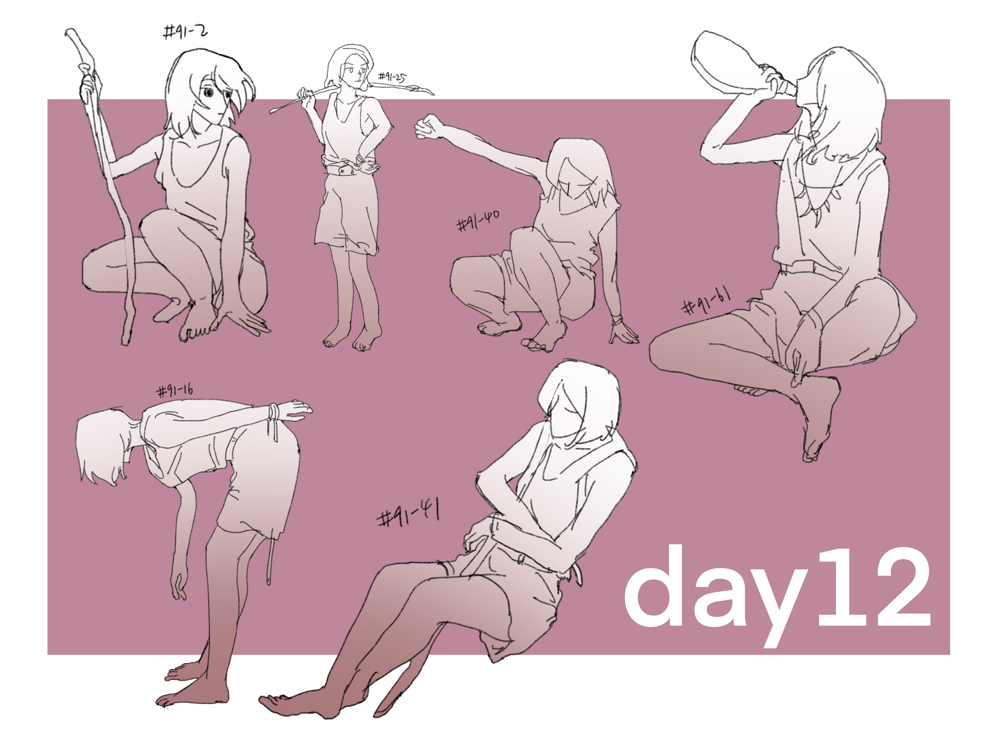 #速写60天挑战赛# day12 @速写班长 _金魚公墓-站酷ZCOOL