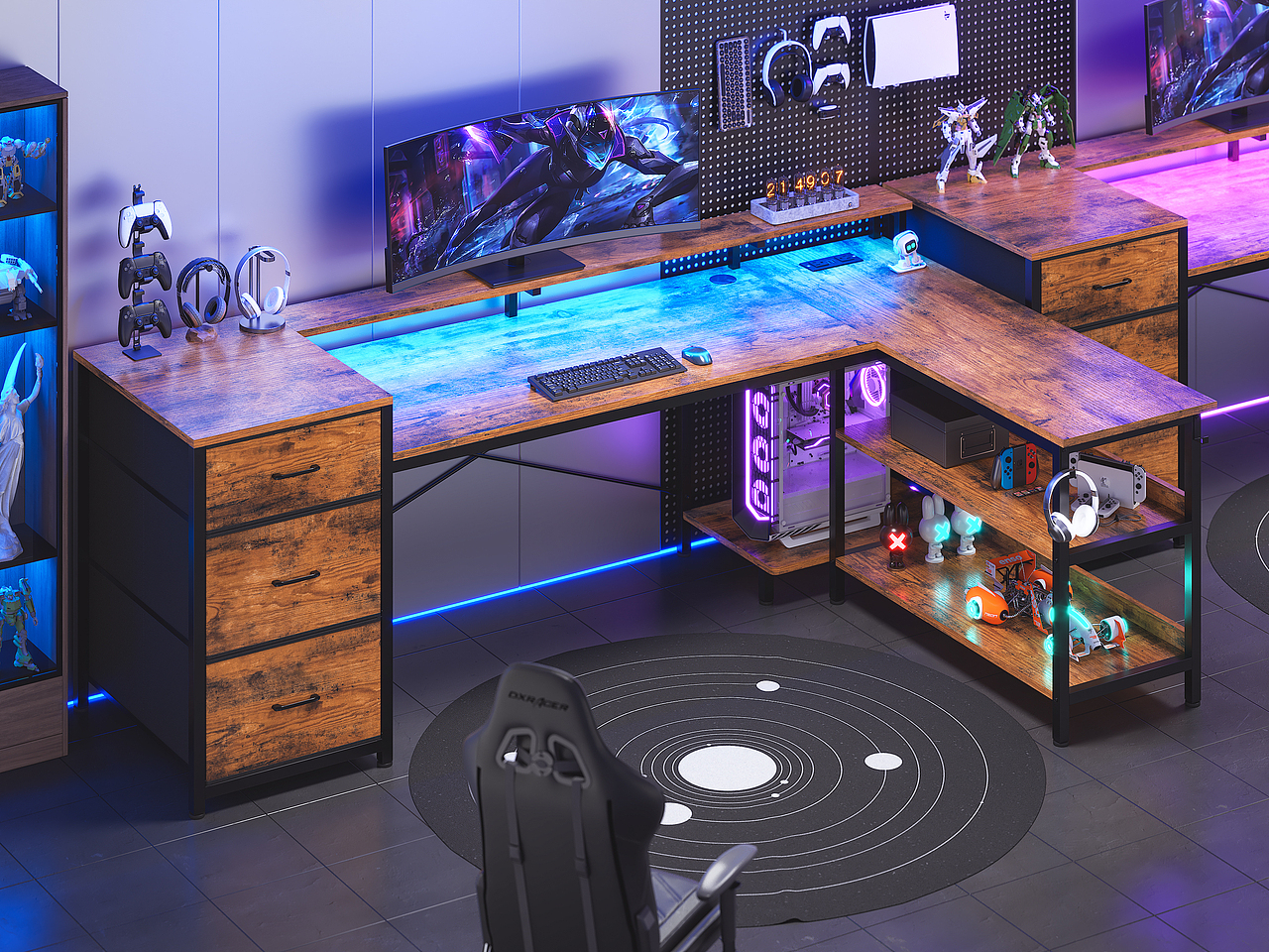 家居产品——L 型电脑桌_Bearears-站酷ZCOOL