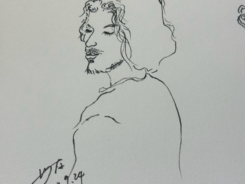 9，挑战画完100张速写 ️_火星不种辣椒-站酷ZCOOL