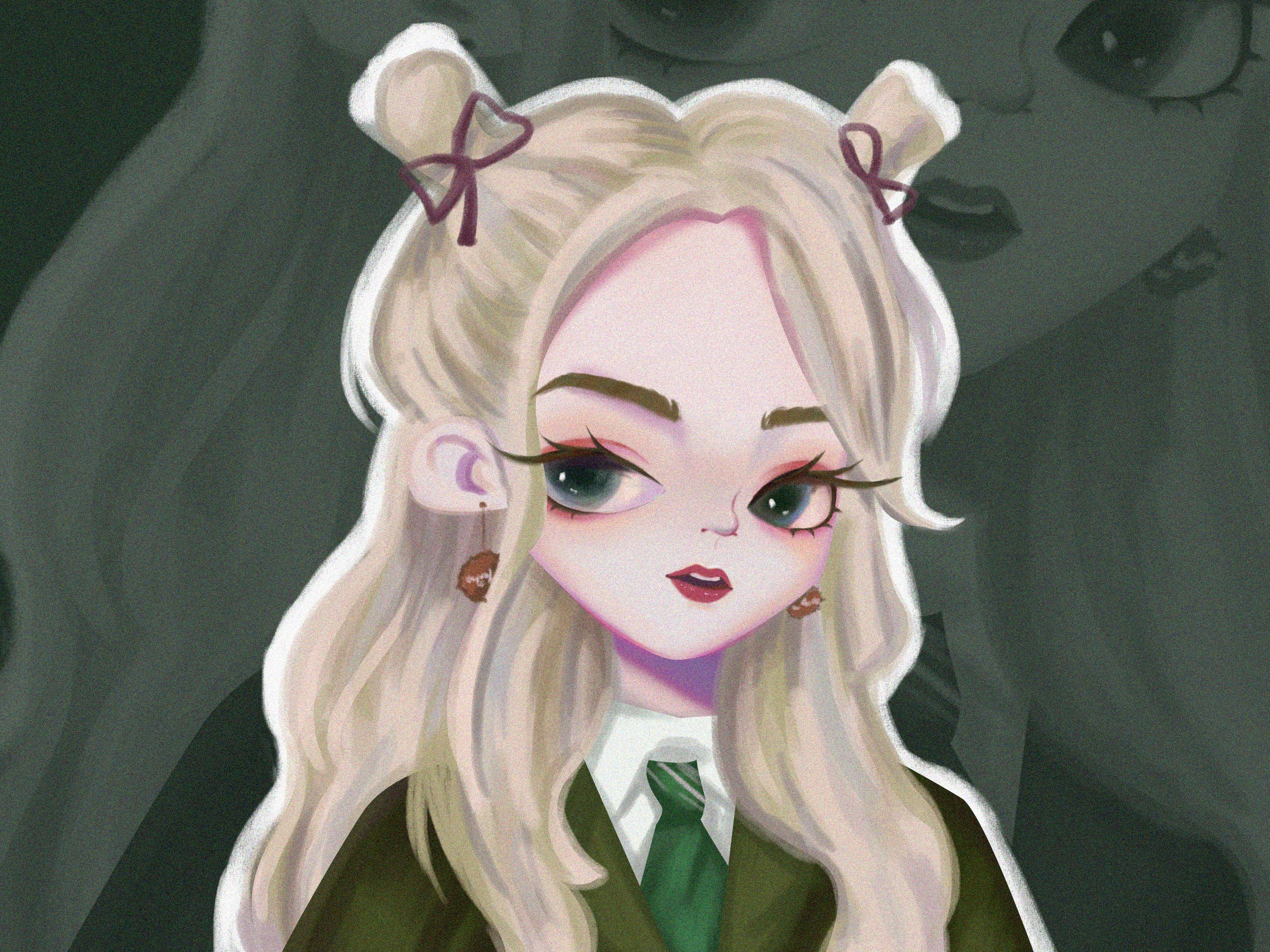 好喜欢这个小姐姐的风格，临摹一幅@Mcdoll__四佰碎-站酷ZCOOL