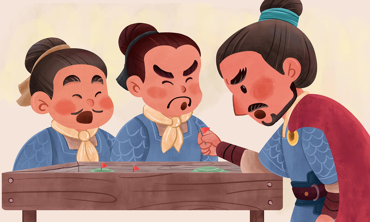 成语故事《刮目相看》_抹茶猫MEOW-站酷ZCOOL