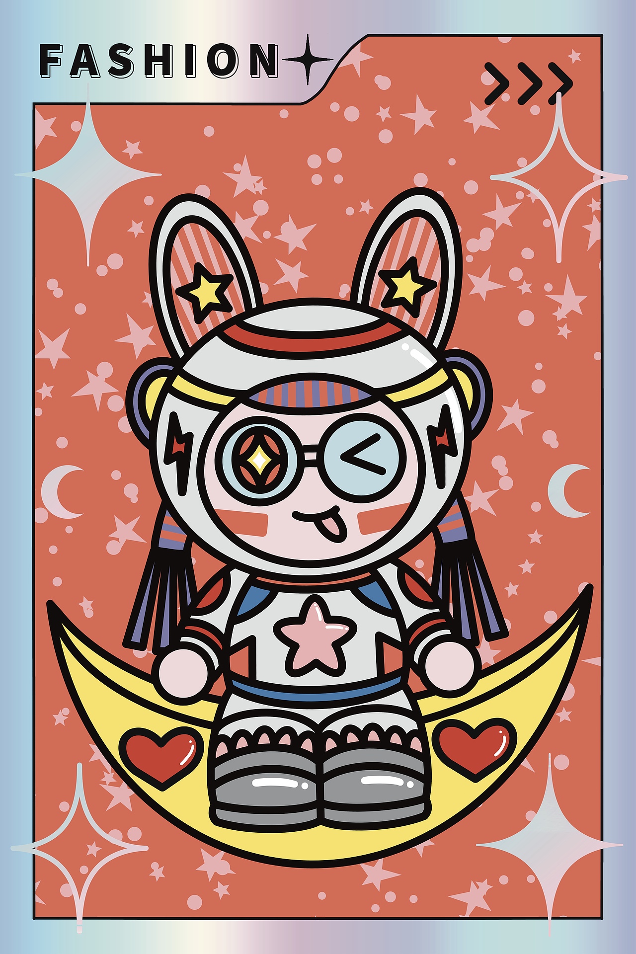 原创IP设计/太空宇航员系列/Q版卡通动物_加七JQ-站酷ZCOOL